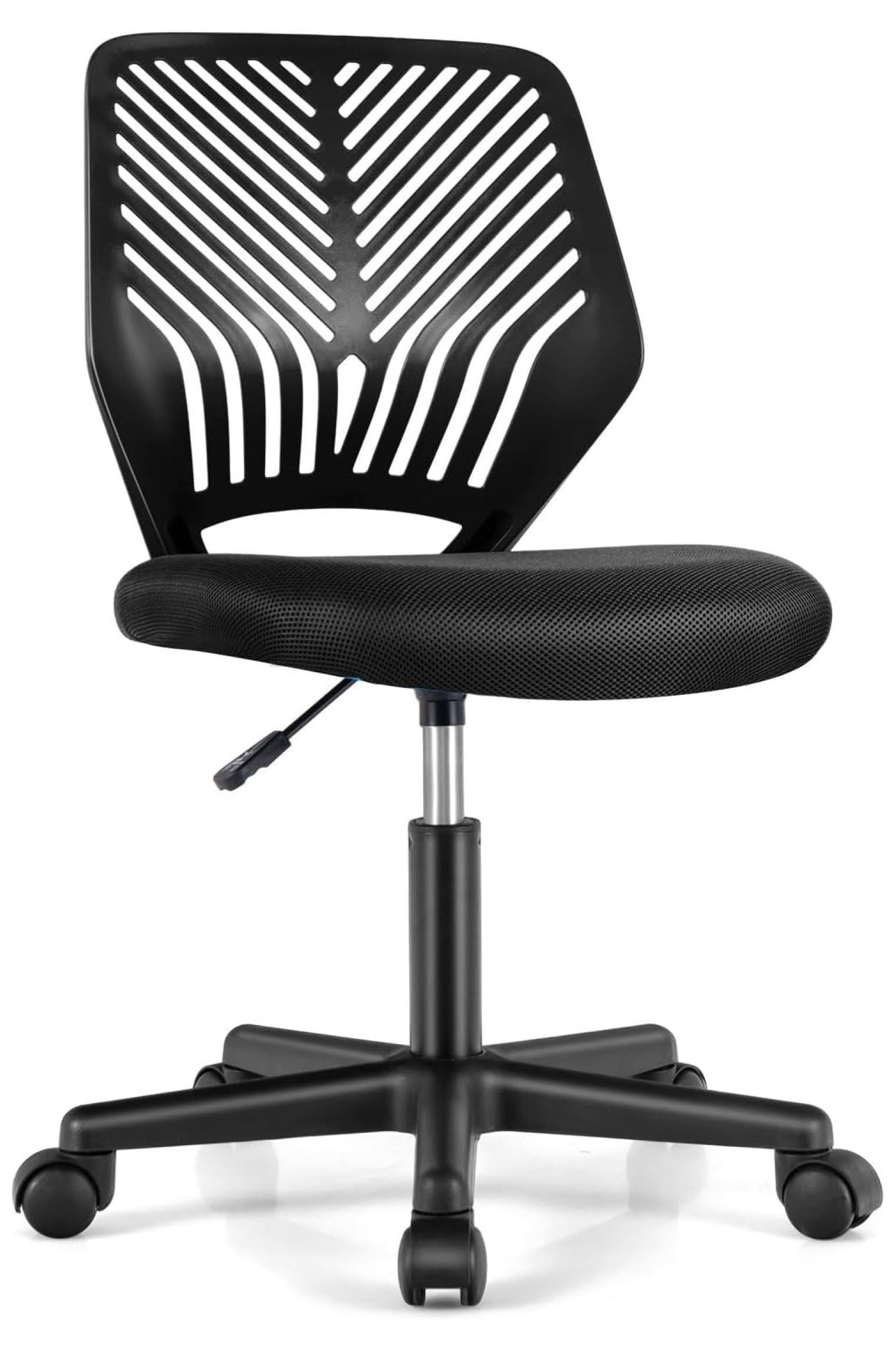 Height-Adjustable Ergonomic Kids Desk Chair, Swivel Armless Task Chair ...