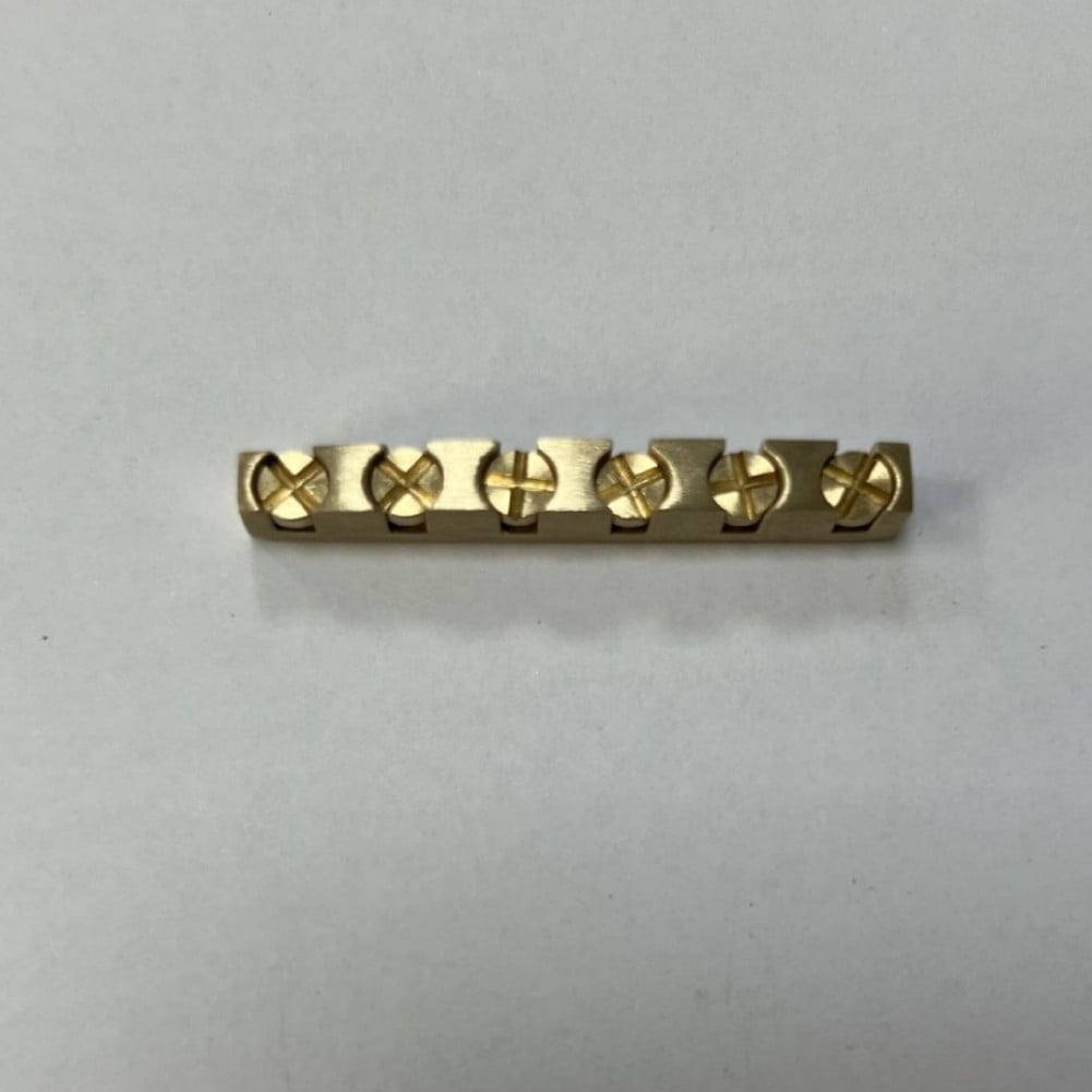 Height Adjustable Guitar Brass Nut 42.2Mm 43Mm Split Regulation Nut ...