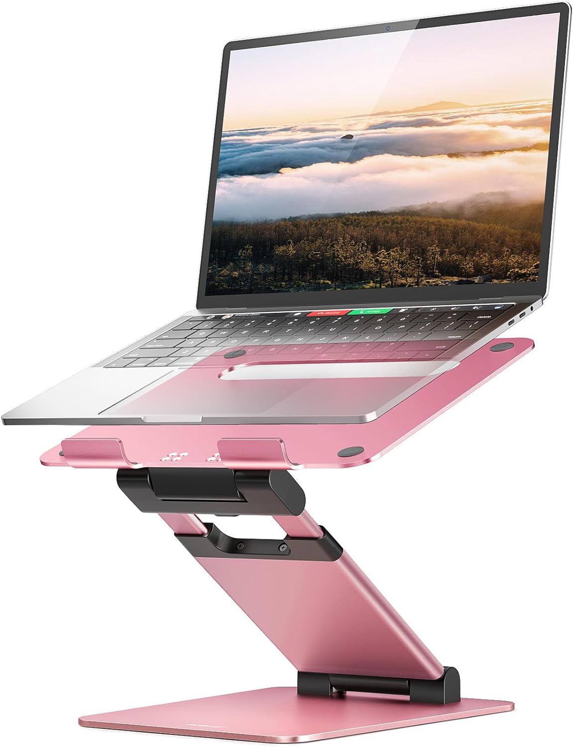 Height Adjustable Laptop Stand for Desk, Dual Foldable Aluminum ...