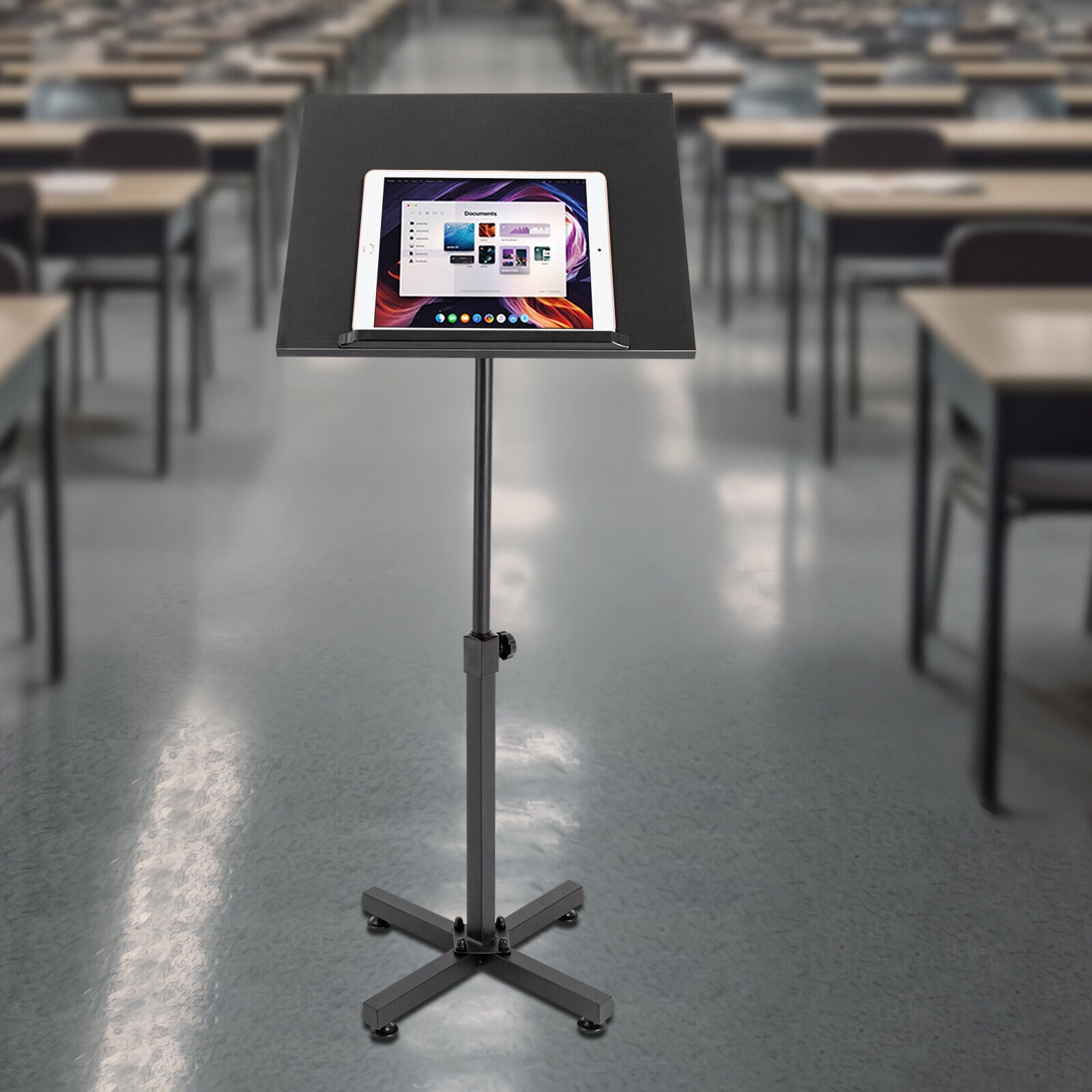 Height Adjustable Laptop Table, Lectern Podium Stand, Portable ...