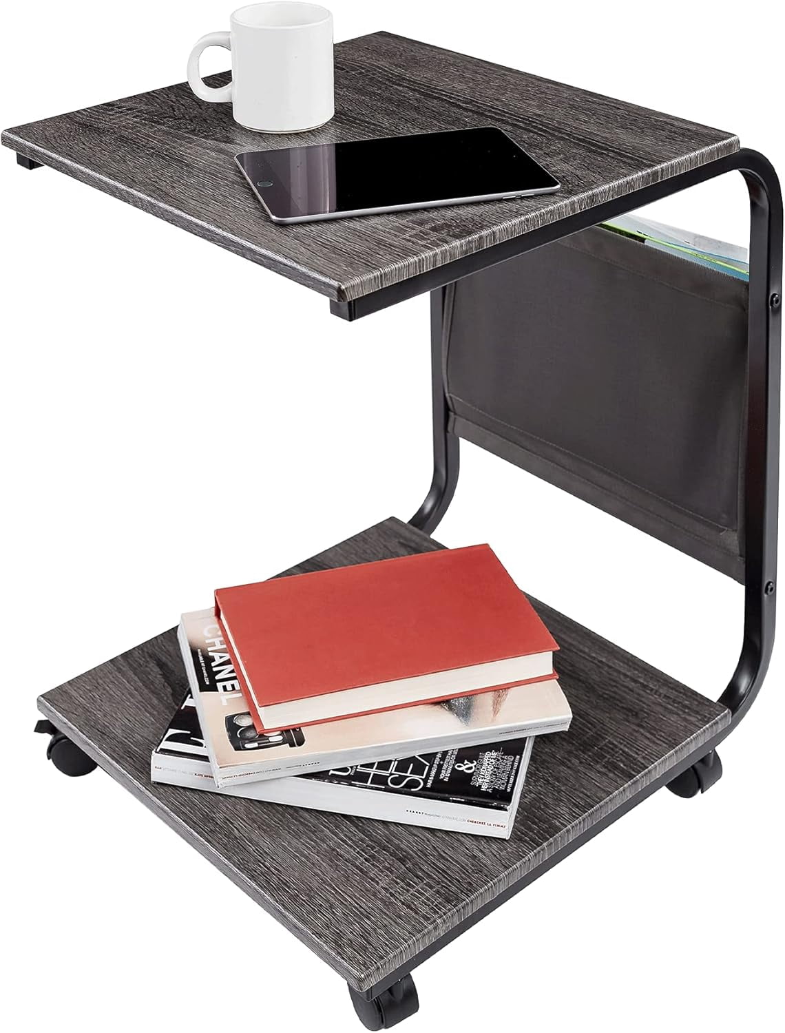 Height Adjustable Mobile Rolling Laptop Cart - Airlift Computer ...