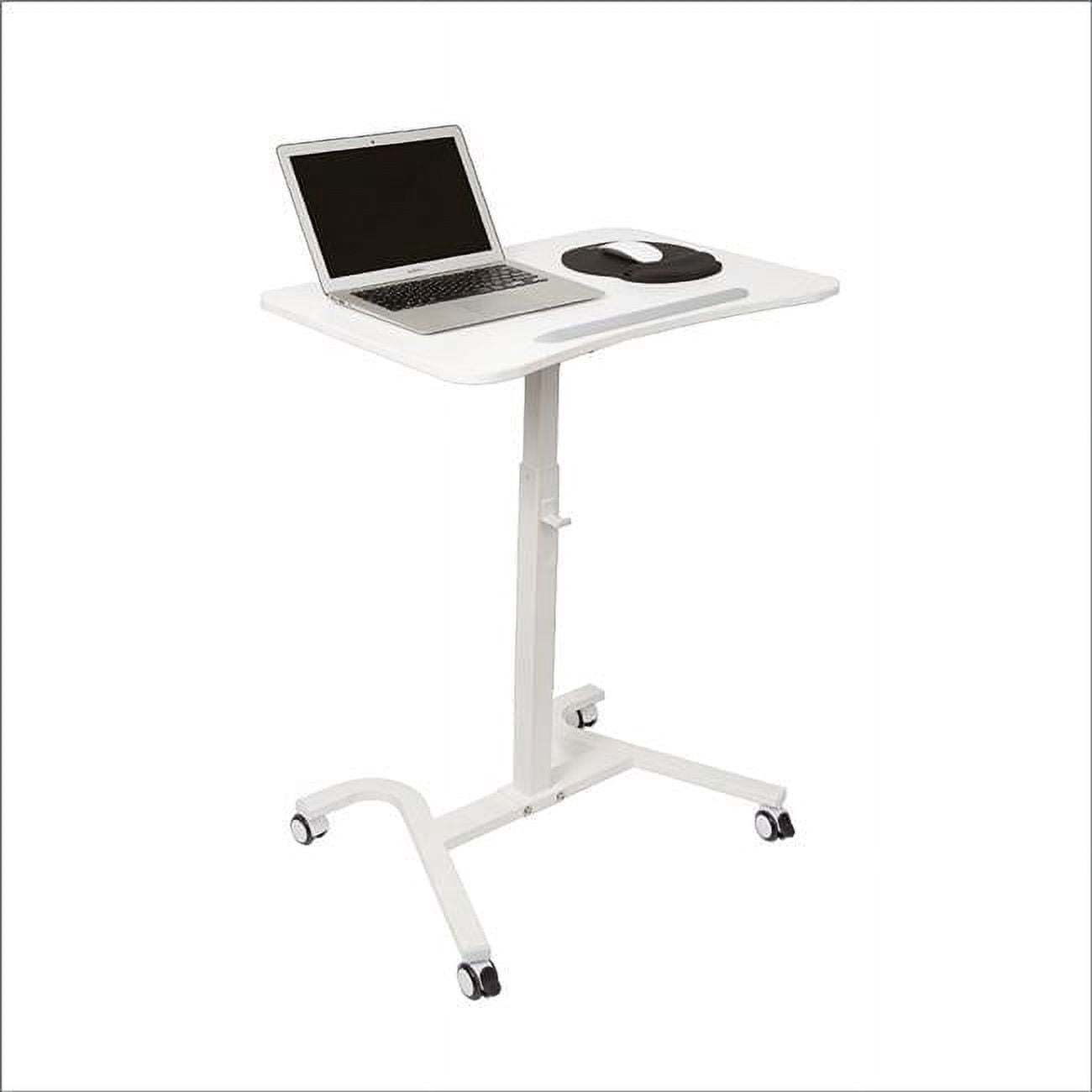 Height Adjustable Mobile Standing Desk, Sit Stand Office Desk - Walmart.com