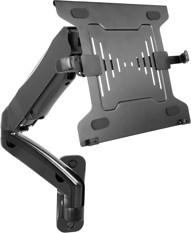 Height Adjustable Pneumatic Extended Arm Laptop Wall Mount, Full Motion ...