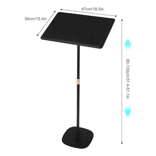 Height Adjustable Podium Lectern Stand,Modern Church Pulpit for ...