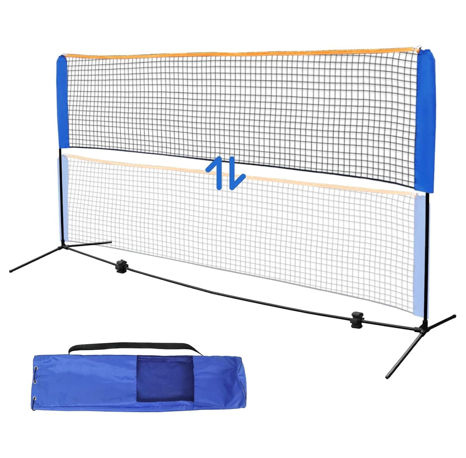Height Adjustable Portable Tennis Net, Badminton Net for Kids ...