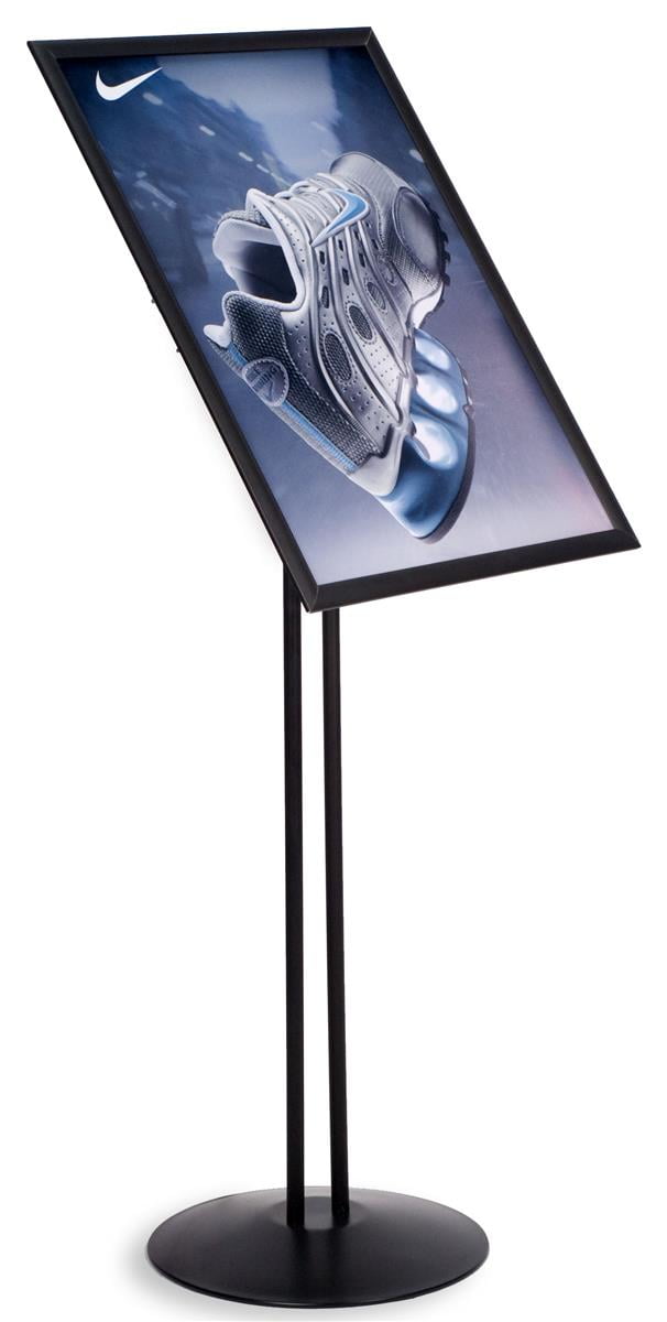 Height-Adjustable Poster Stand for 18 x 24 Graphics, Telescoping Post ...