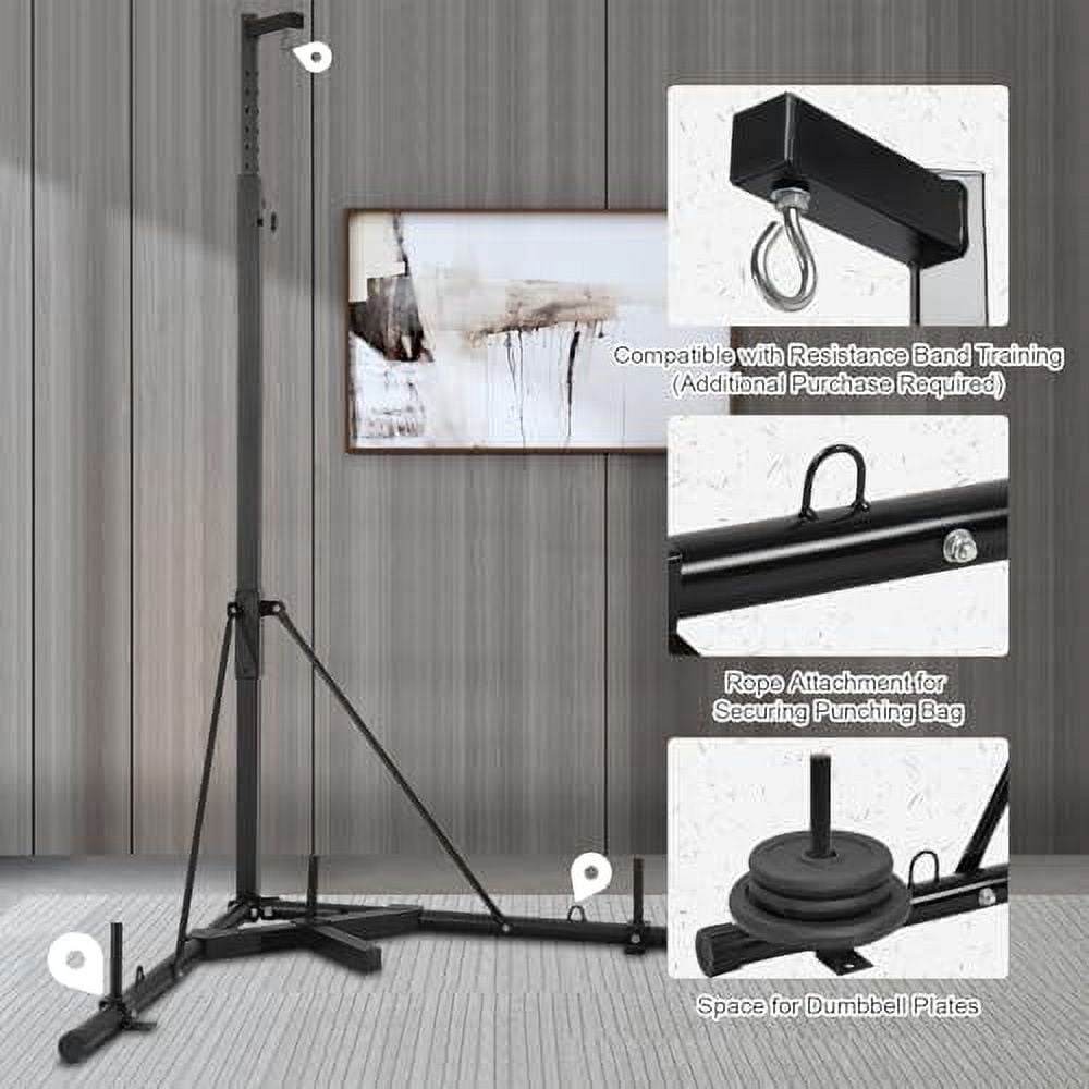 Height Adjustable Punching Bag Stand,Boxing Heavy Bag Stand,Heavy Bag ...