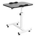 Height Adjustable Rolling Laptop Desk Over Bed Hospital Computer Table ...
