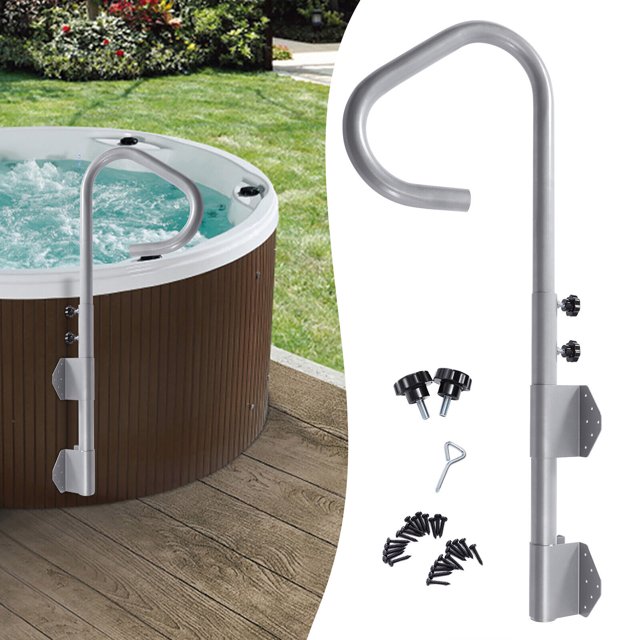 Height Adjustable Steel Grab Bar 48" Bath Tub Handrail Swimming Pool ...