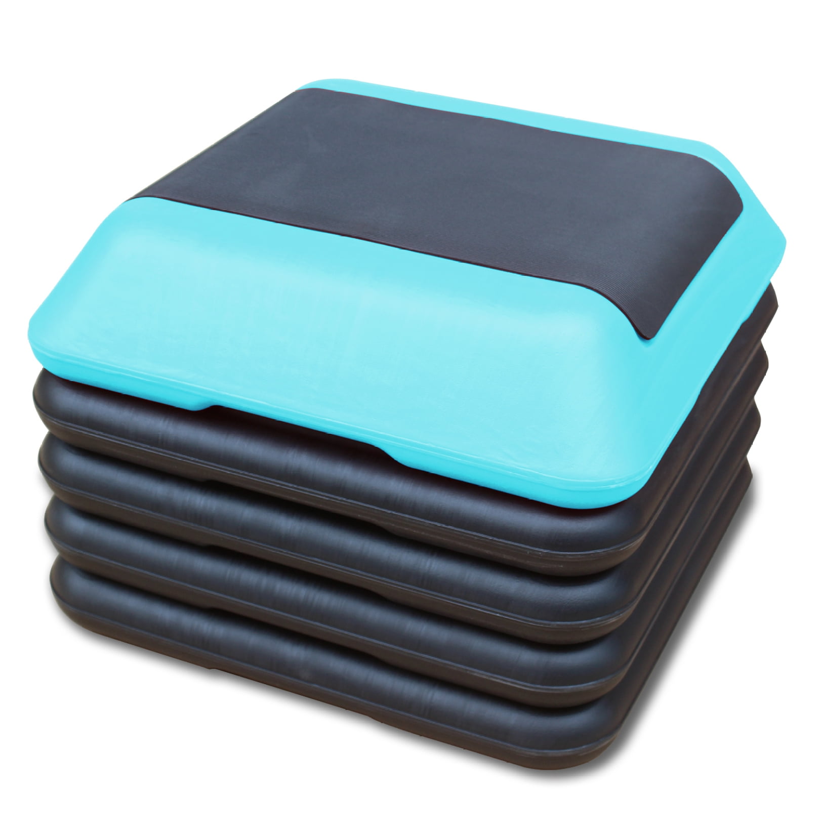 Height-Adjustable Step Aerobics Platform Fitness Equipment Stepper ...