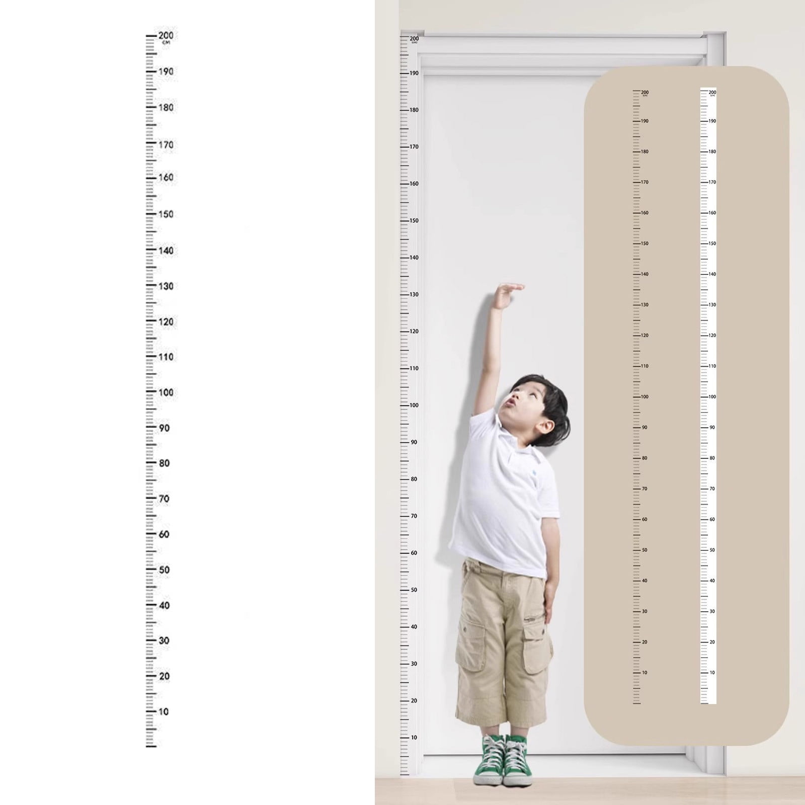 Height Chart Wall Adhesive Growth Recording Chart Easy to Apply and ...
