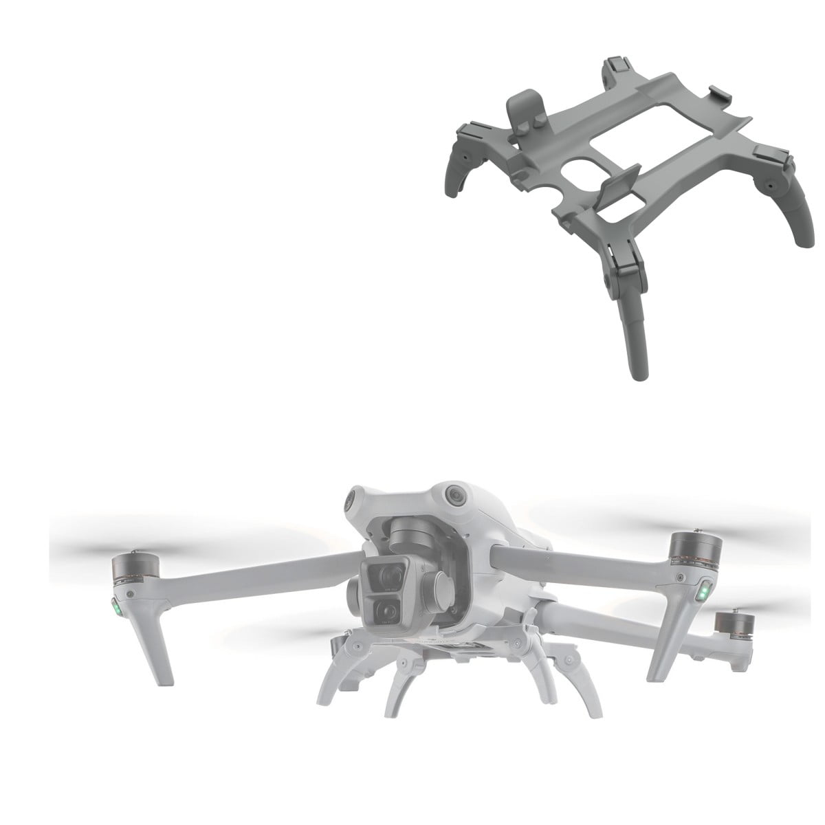 Height Enhancement Landing Gear For DJI Air 3S Spider Leg Foldable ...