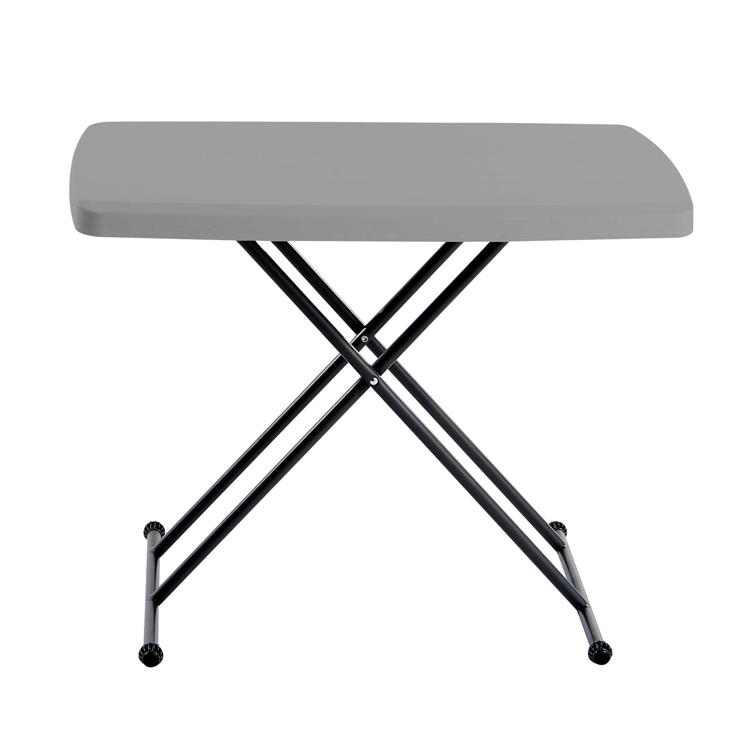 Height Fold-in-Half Folding Table Adjustable Height Plastic Folding ...