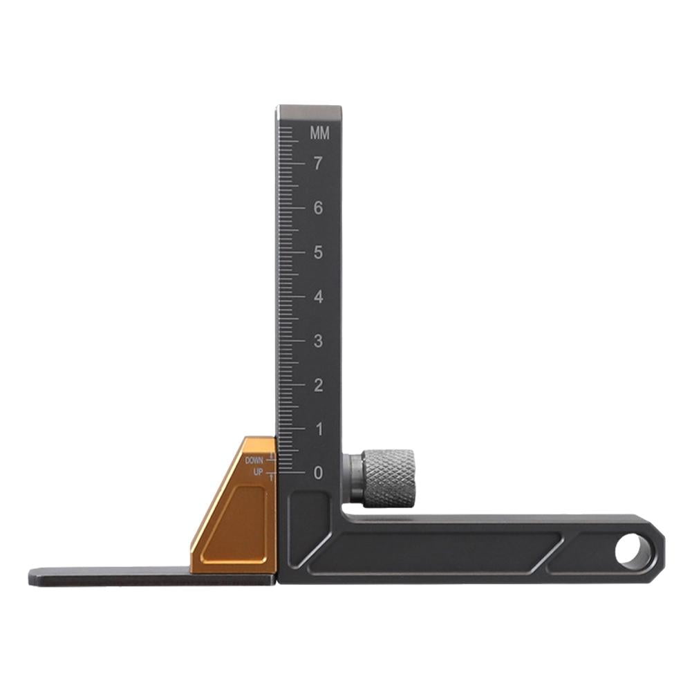 Height Gauge Alumim Alloy Router Table Height Gauge Ruler Measurement ...