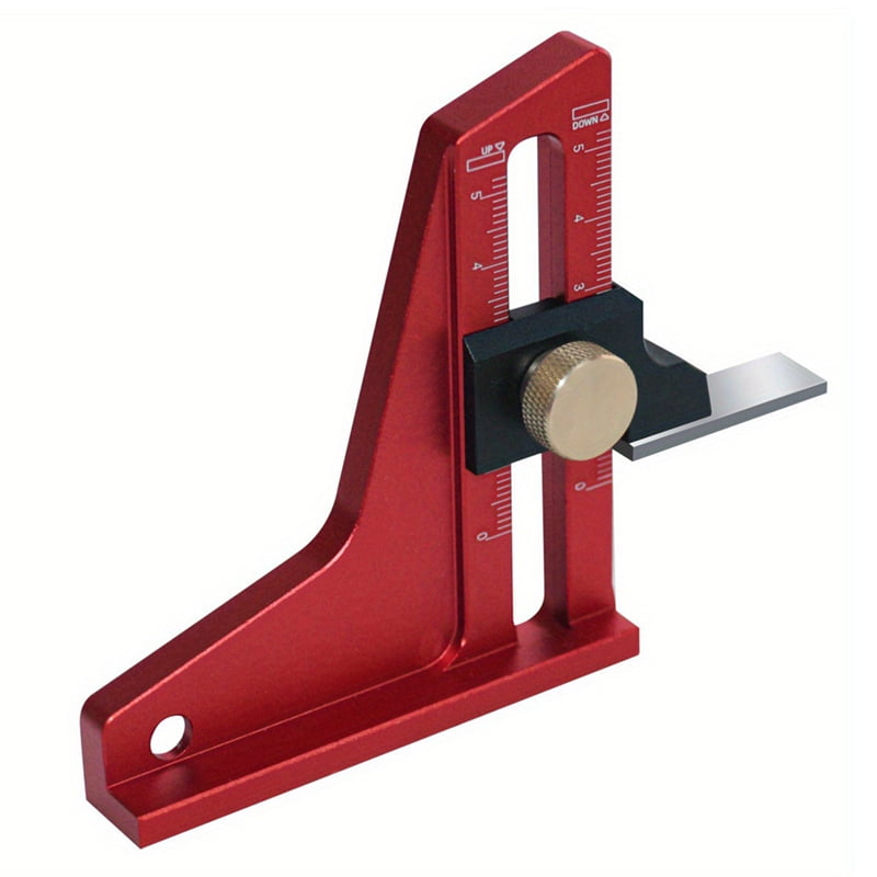 Height Gauge,Setup Adjustable Table Saw Depth Gauge - Aluminum Scales ...