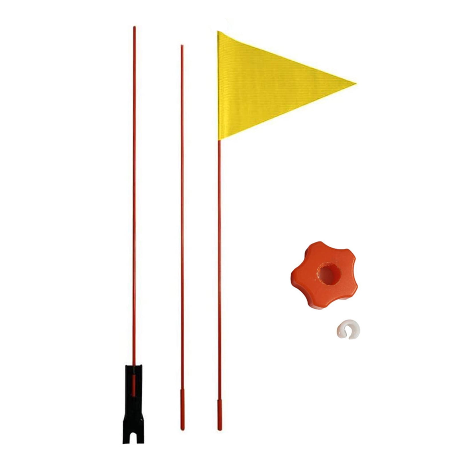 Height High Visibility Safety Flag Bicycle Safety Flag Fiberglass Flag ...