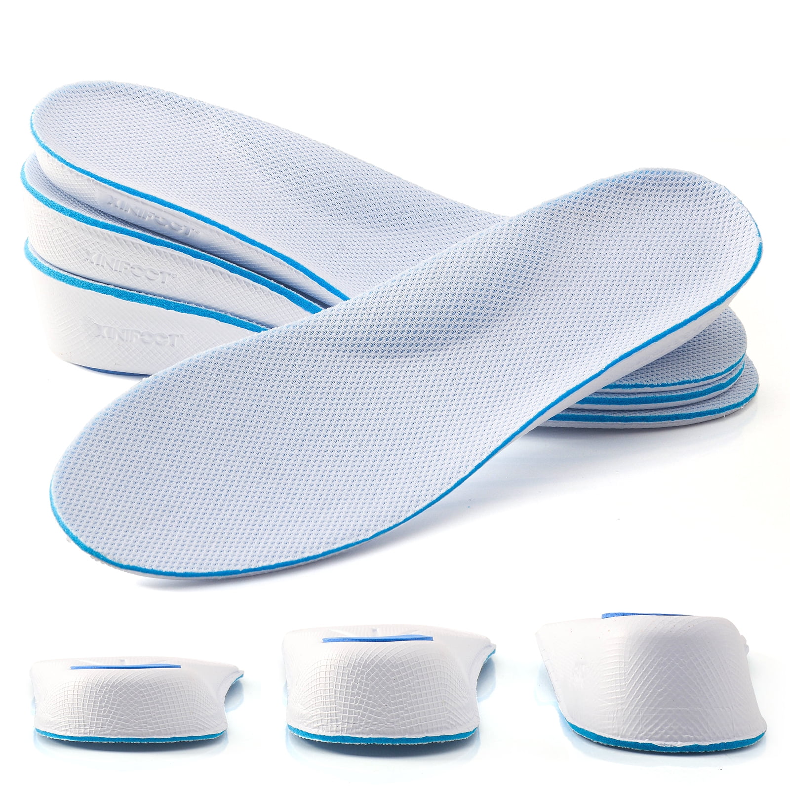 Height Increase Insole Arch Support Breathable Shoe Insoles Heel Lift ...