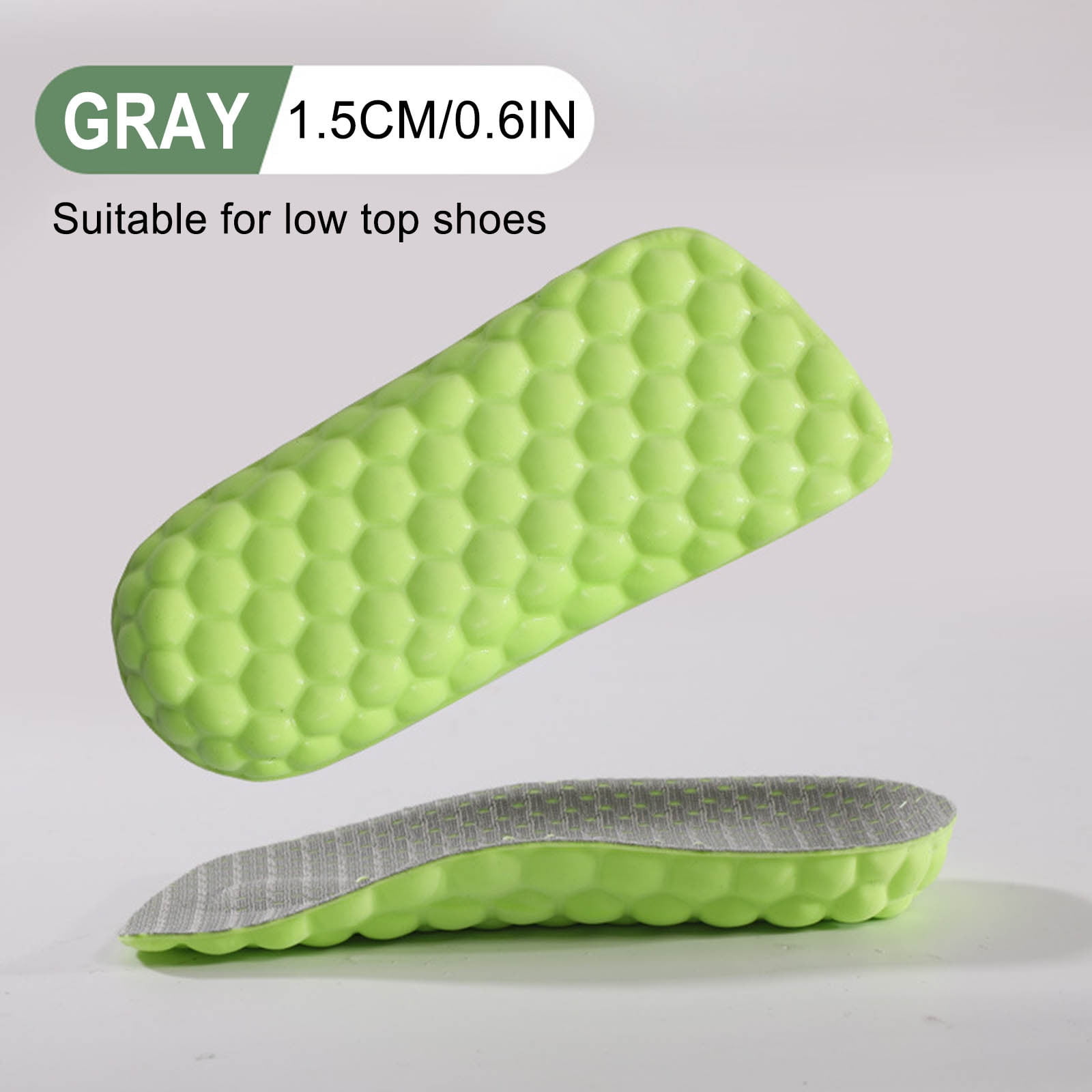 Height Increase Insoles for Men and Women with Arch Support - 3/4 ...