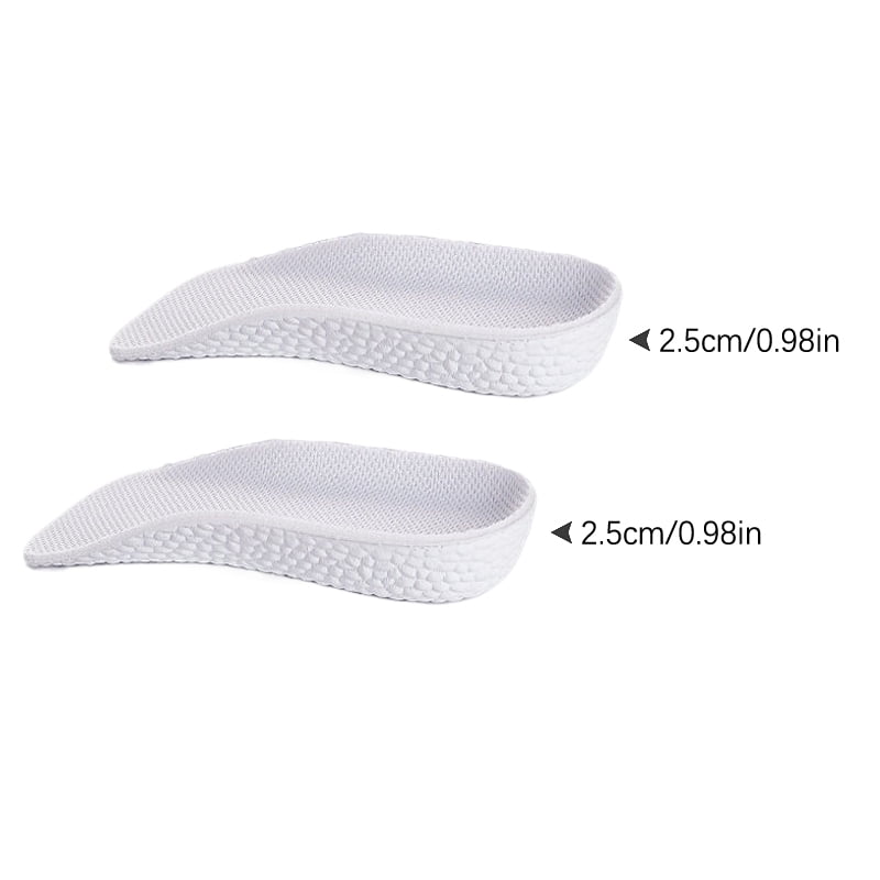 Height Increasing Insoles Orthopedic Half Size Cushion Flat Feet Arch ...