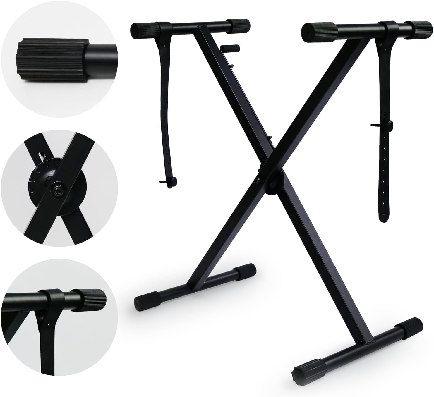 Height Keyboard Stand with Quick-Release Lock, Double X Frame Design ...