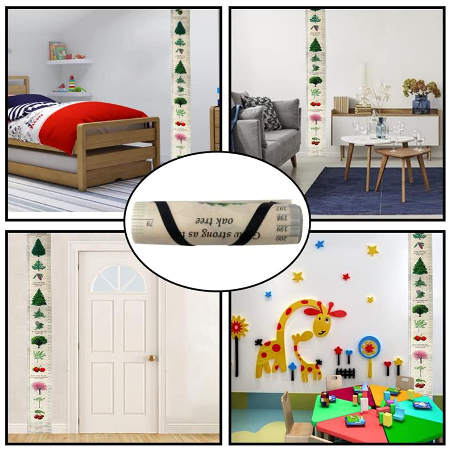 Height Measurement for Wall, Growth Charts for Kids, Removable Waterproof Baby Growth Chart for ...