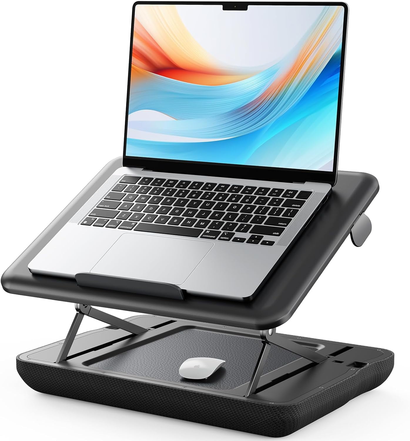 Height & Tilt Adjustable Lap Desk, Portable Laptop Stand for Bed, Car ...