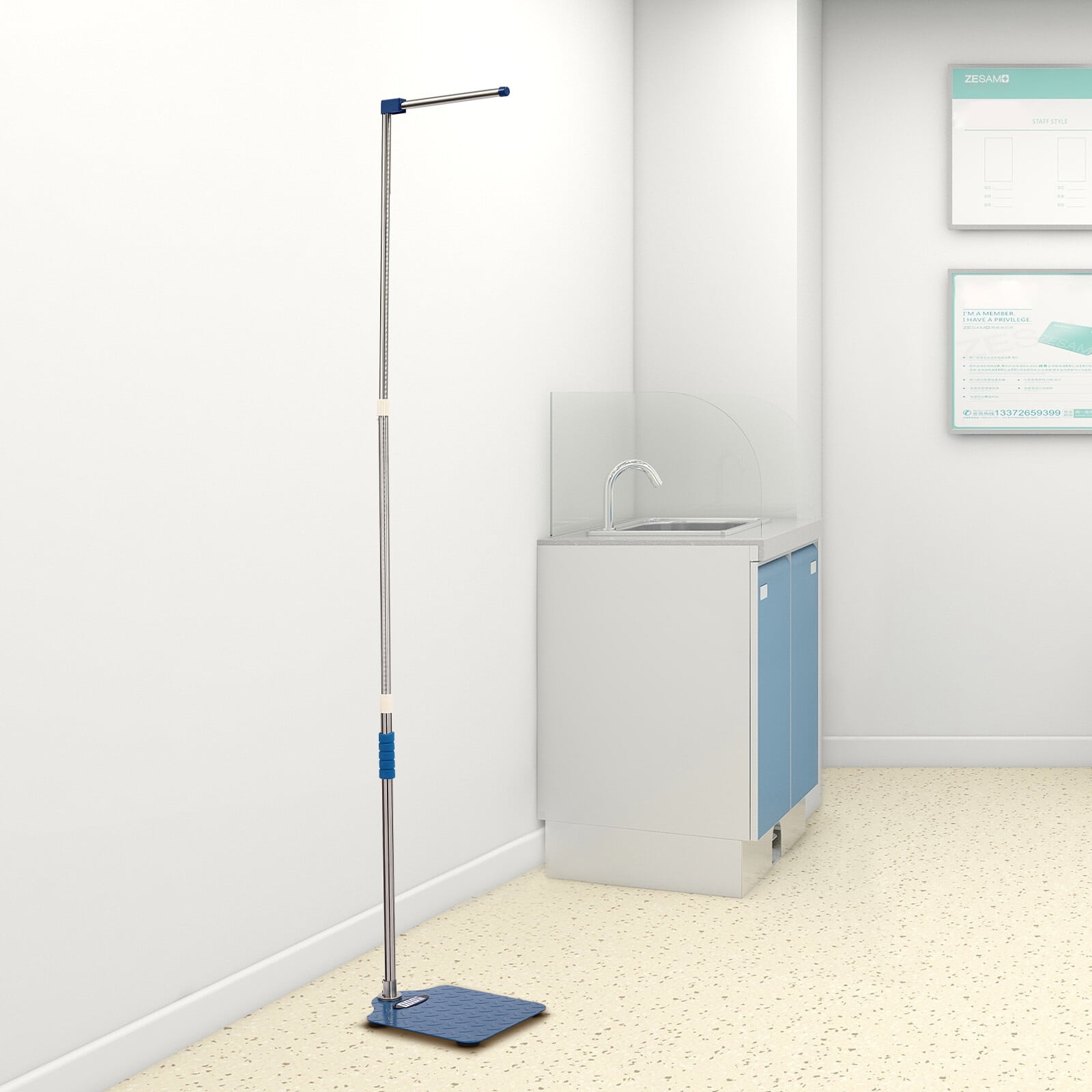 Height and Weight Scale / Digital Weight Scale Platform and Height Rod ...