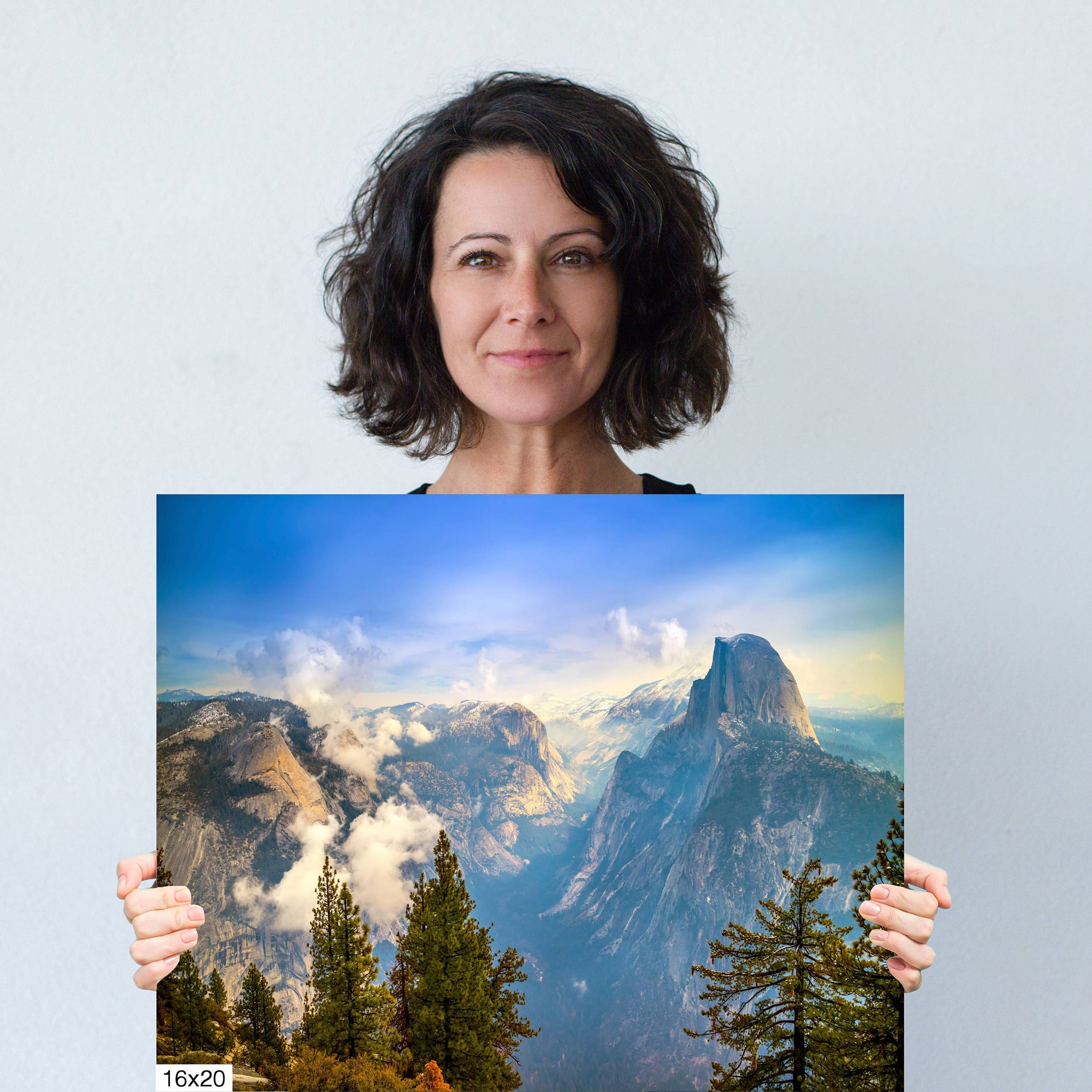 Heights of Wonder: Half Dome Yosemite National Park Print Wall Art Canvas/Metal/Aluminum/Acrylic ...