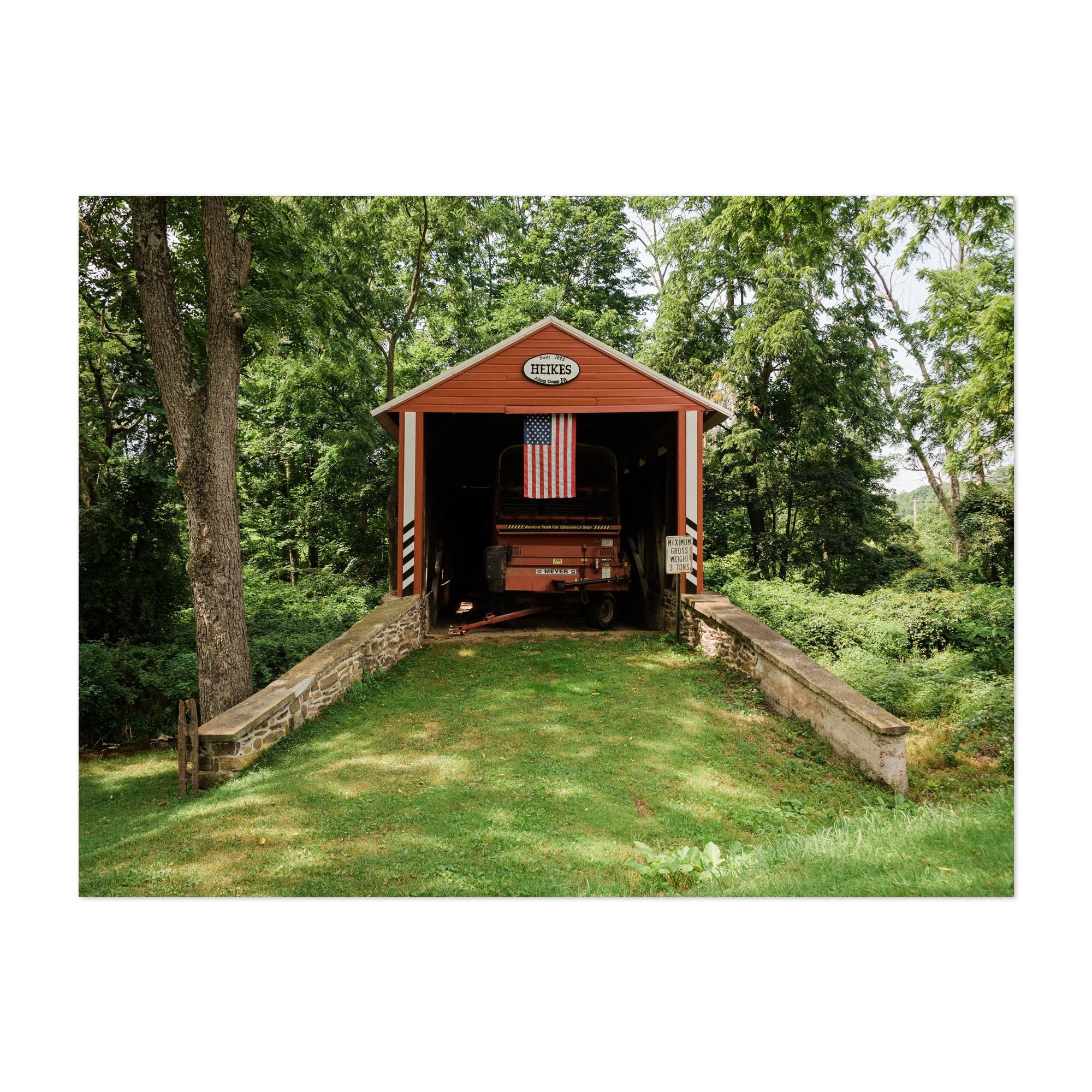 Heikes Covered Bridge 02 - York Springs Pennsylvania Photography Barn ...
