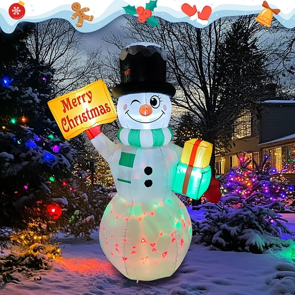 Black Santa Claus Inflatable