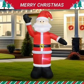 Black Santa Claus Inflatable