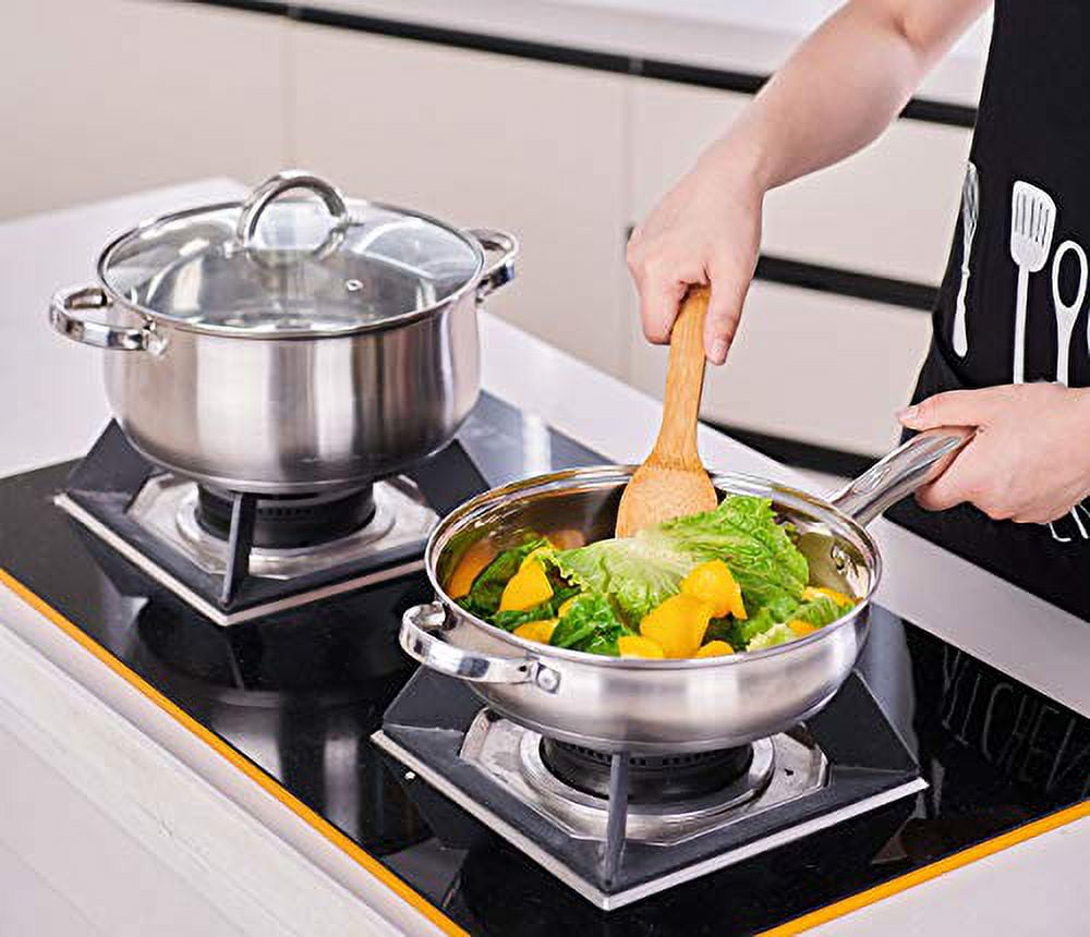 Heim Concept Cookware Set W-001 12-Piece Stainless Steel Pots and Pans ...