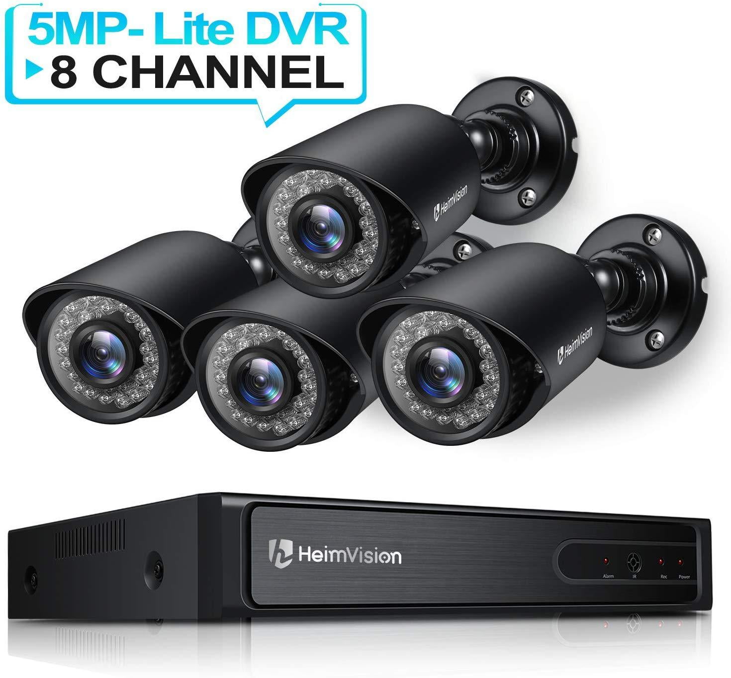 HeimVision HM245 8CH 1080P Security Camera System with Night Vision ...