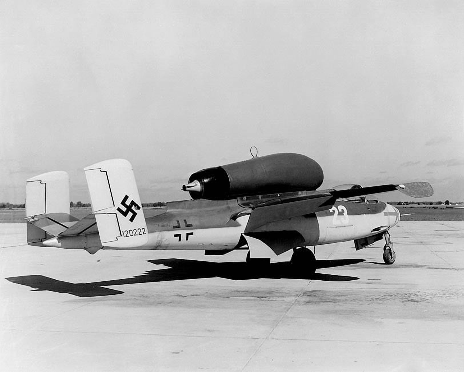 Heinkel He-162 German WWII Jet Aircraft - 20x30 Inch Glossy Laminated ...