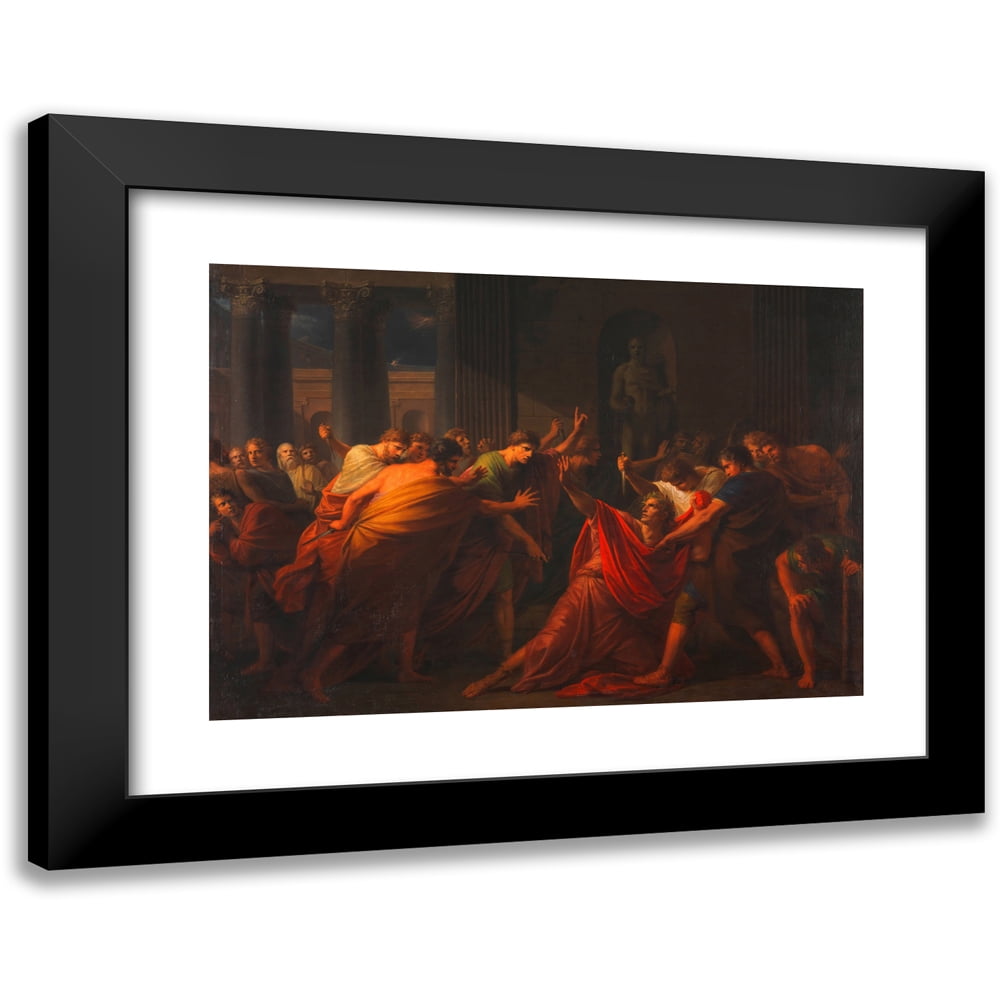 Heinrich Friedrich Füger 24x18 Black Modern Framed Museum Art Print ...