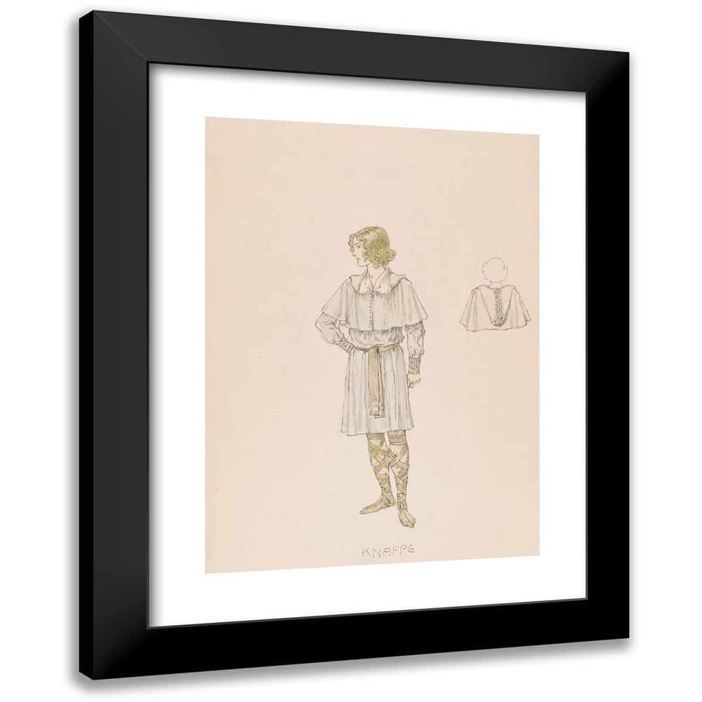 Heinrich Lefler 11x14 Black Modern Framed Museum Art Print Titled ...