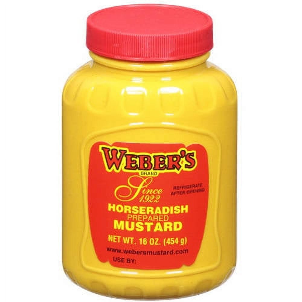 Heintz & Weber Webers Horseradish Prepared Mustard, 16 oz - Walmart.com