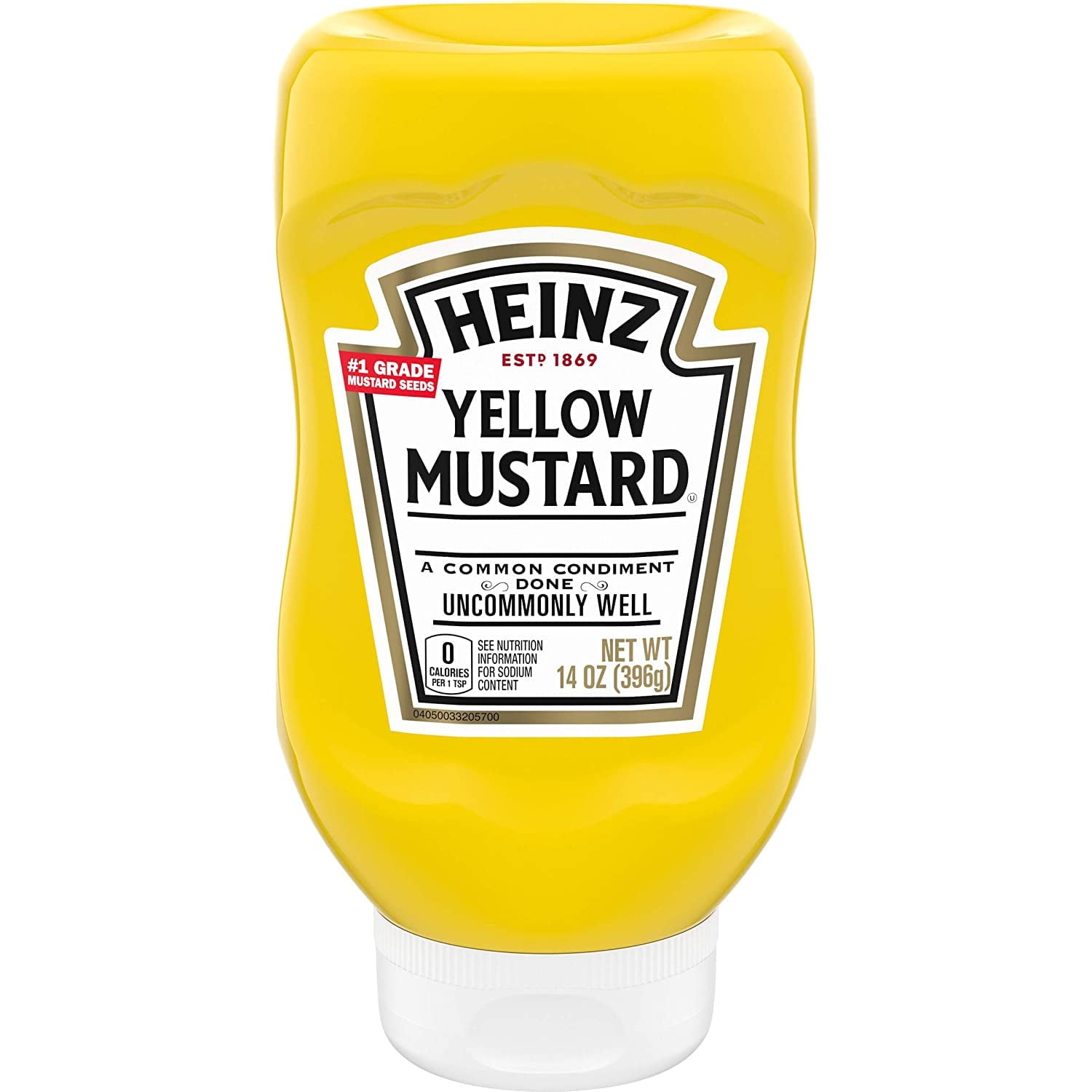 Heinz 100% Natural Yellow Mustard14 oz Bottles (Pack of 12) - Walmart.com