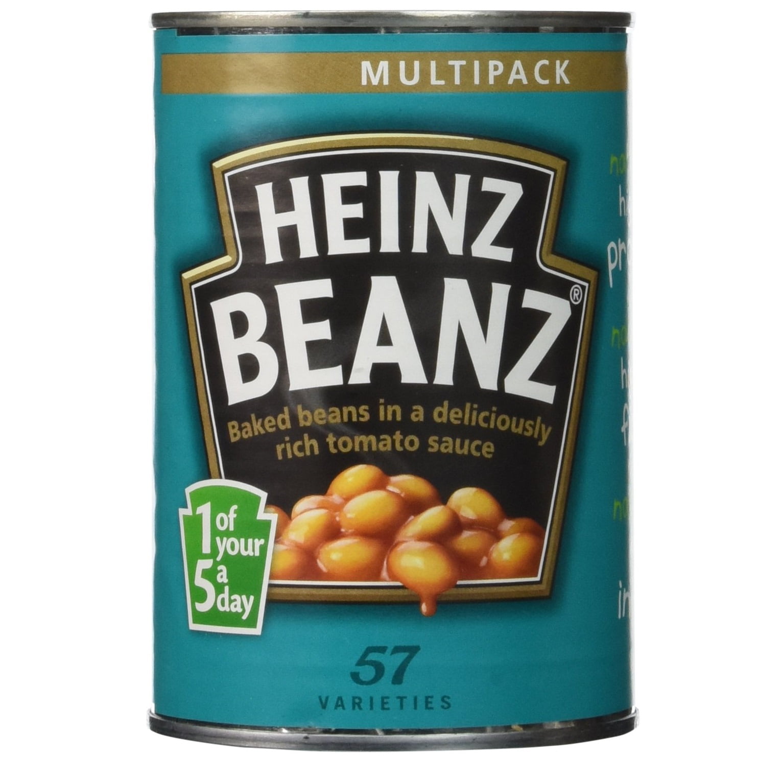 Heinz Baked Beans 13.7oz, Delicious Heat 'n Eat Snack, Pack of 6 ...