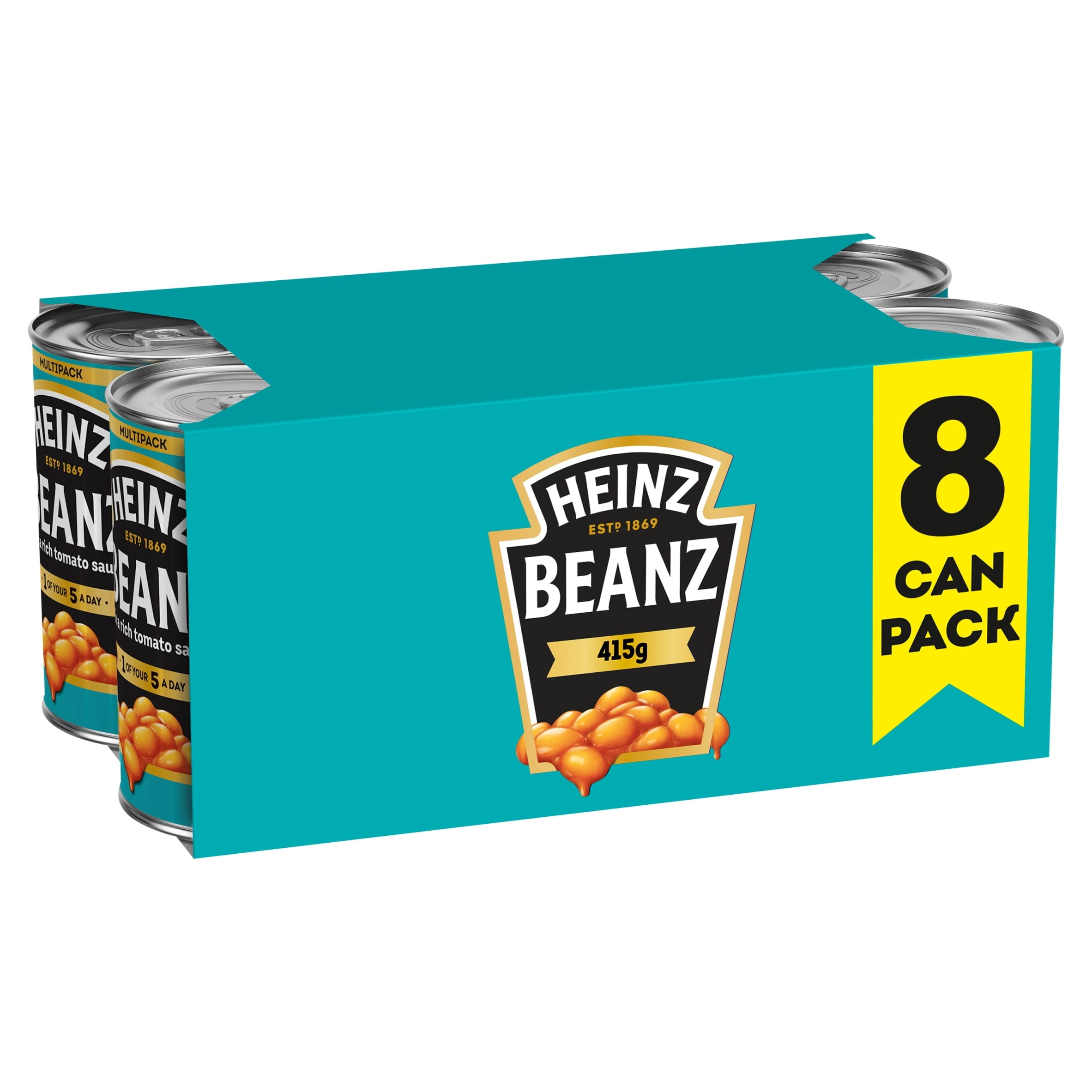 Heinz Baked Beans in Tomato Sauce 8 x 415g, Imported from Britain ...