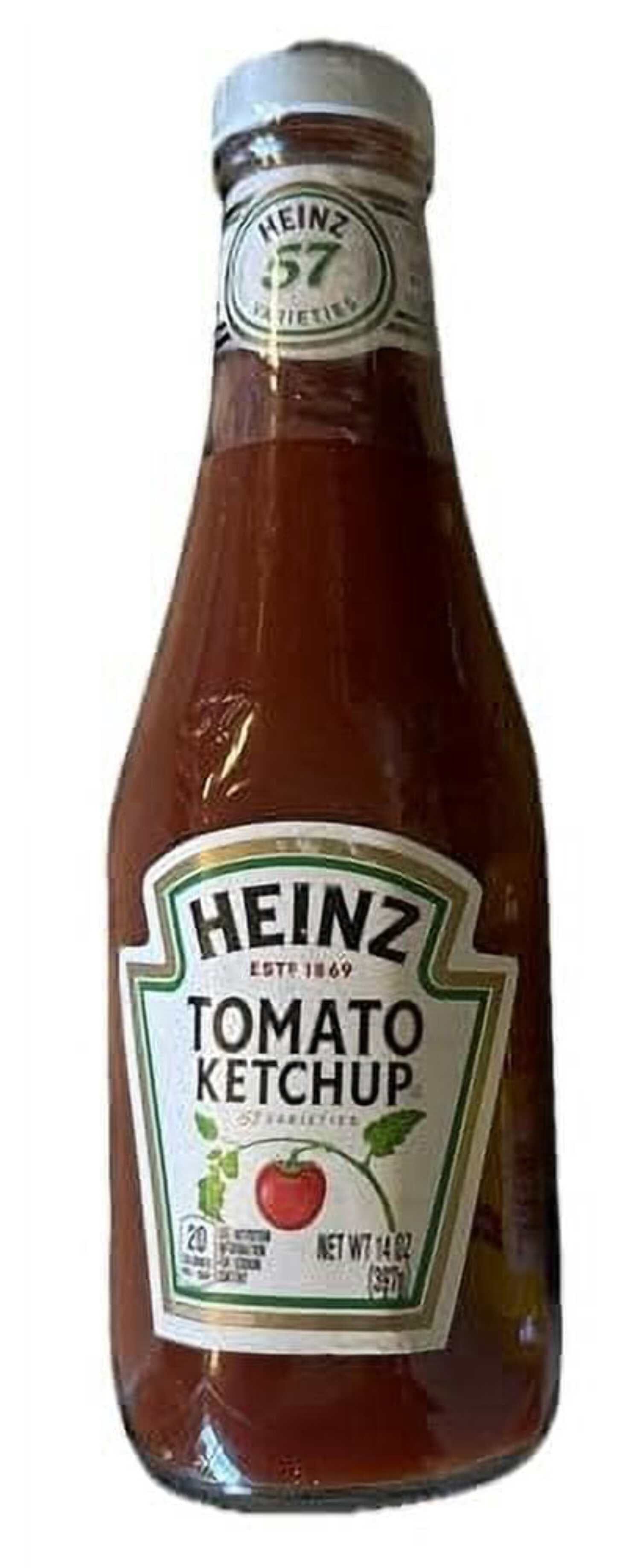Heinz Classic Glass Ketchup Bottles 14 Oz Pack of 2 Kosher Ketchup Made ...