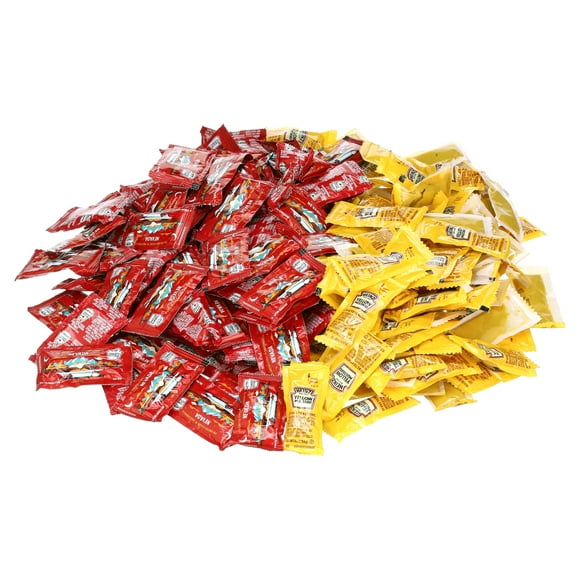 Mustard And Ketchup Packets