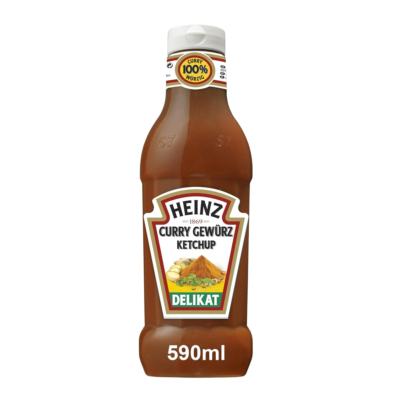Heinz Curry Gewurz Ketchup Classic- 590ml - Walmart.com