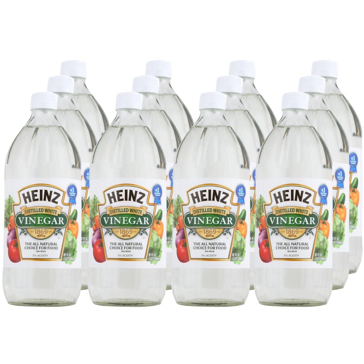 Heinz Distilled White Vinegar - Case of 12/32 oz - Walmart.com
