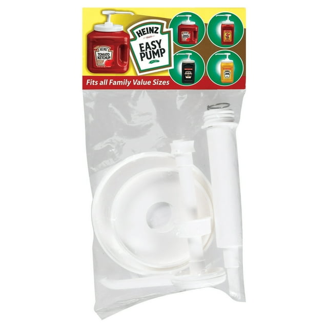 Heinz Easy Pump Dispenser for Large Ketchup & Mustard Jugs, Squeeze ...