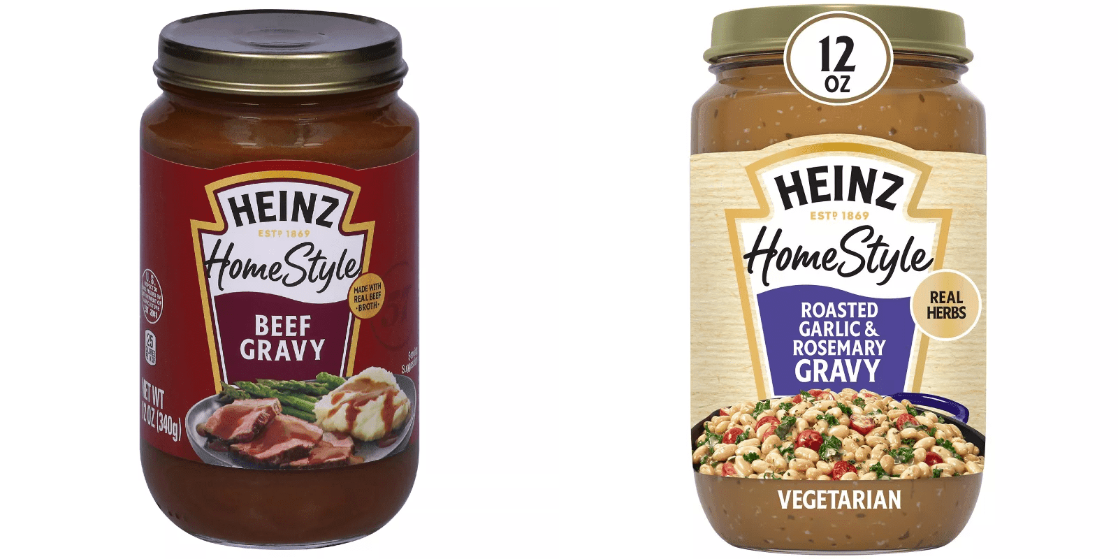 Heinz Herbed Gravy Garlic Rosemary - 12oz - Heinz Home Style Savory ...