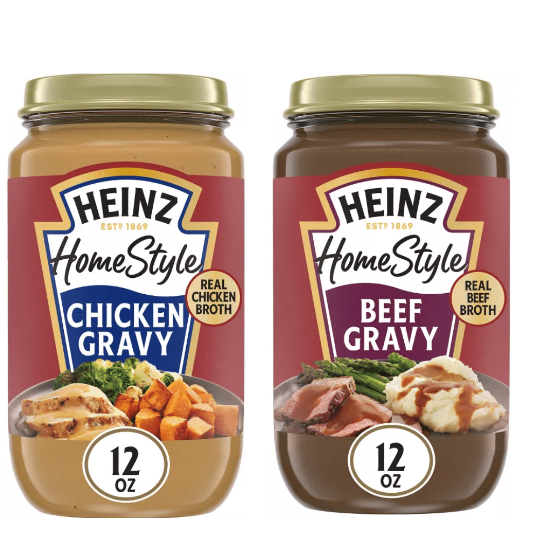 Heinz Home Style Savory Beef Gravy (12oz) + Heinz Home Style Chicken ...