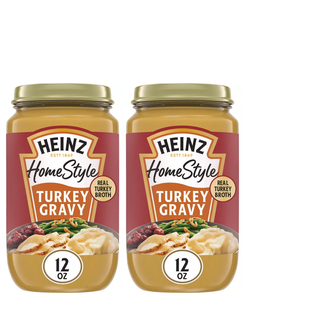 Heinz HomeStyle Roasted Turkey Gravy, 12 oz Jar pack of 2 - Walmart.com