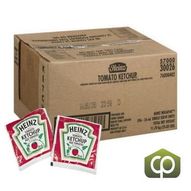 Heinz Ketchup Packets - Mega Pack 26ml/10.3 oz (396/Case) - Walmart.com