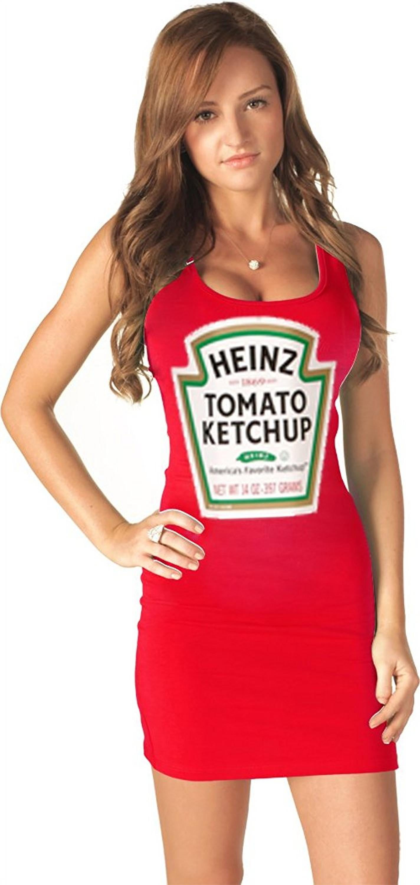 Heinz Ketchup Red Juniors Tank Dress - Walmart.com